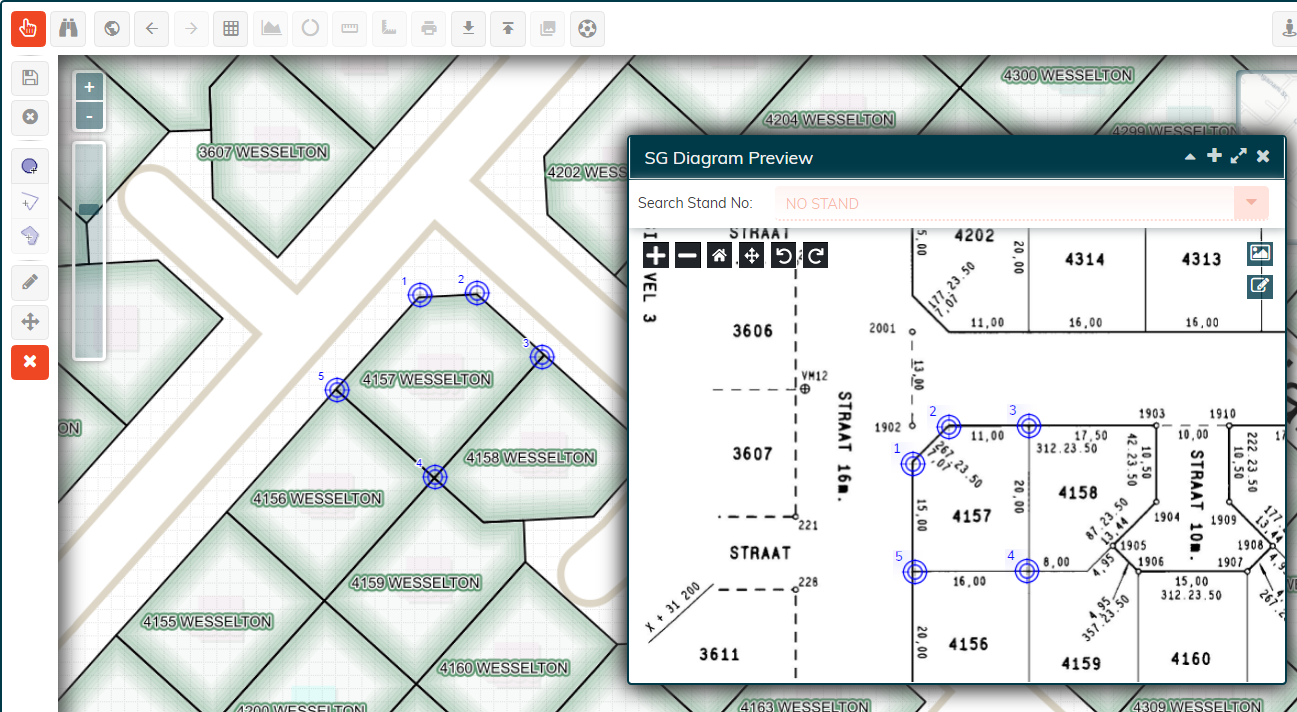 Georeferencing SG Diagrams On The Fly