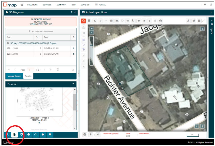 How do I access Surveyor-General (SG) diagrams?