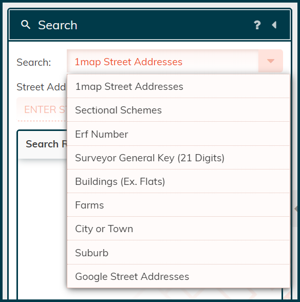 Choosing the search method